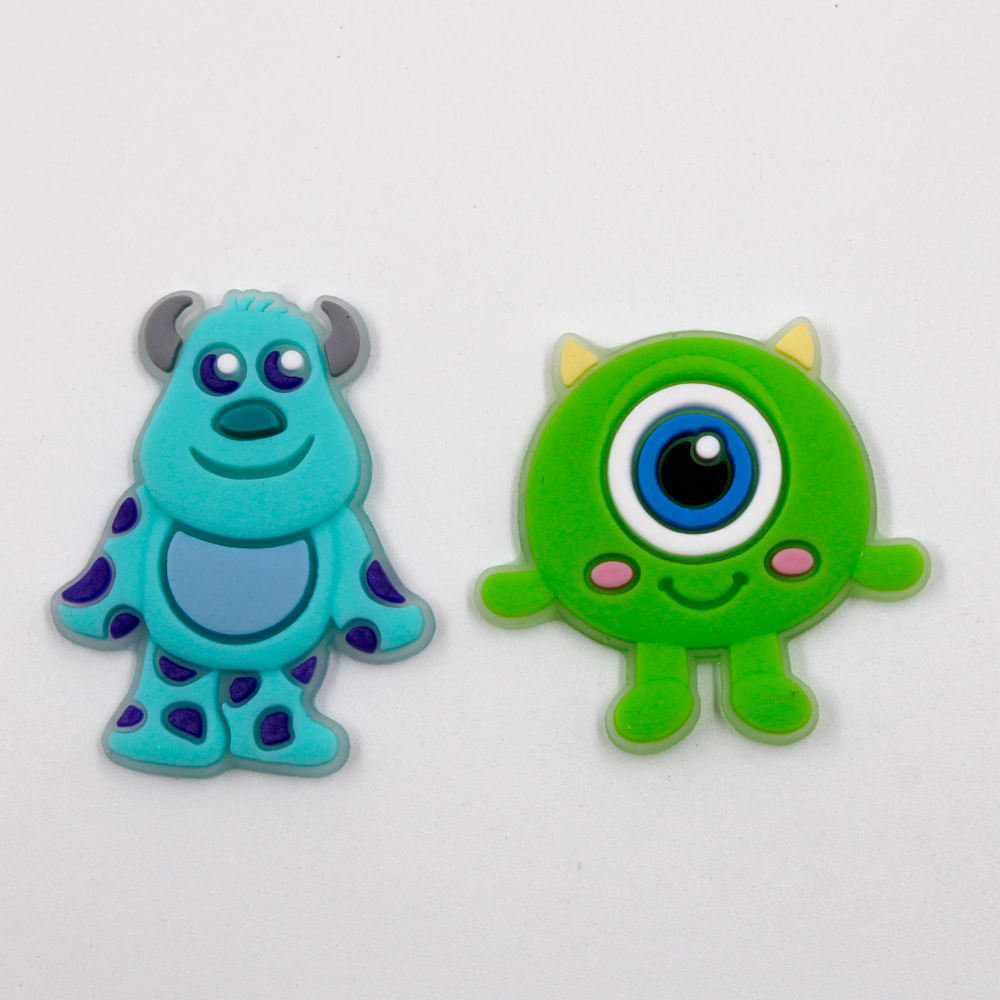 Aplique Monstros S.A Sully e Mike Emborrachado - 50 Peças