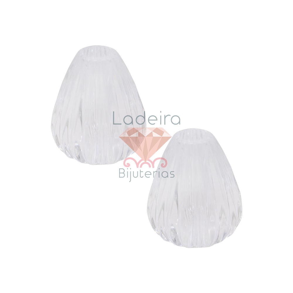 Compre Gota Passante 39x48mm em Acrílico na Ladeira Armarinhos