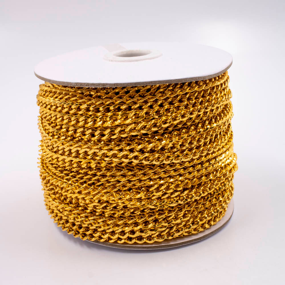 Corrente Cartier 05x7.2mm em Alumínio - 50 Metros - Ladeira Armarinhos