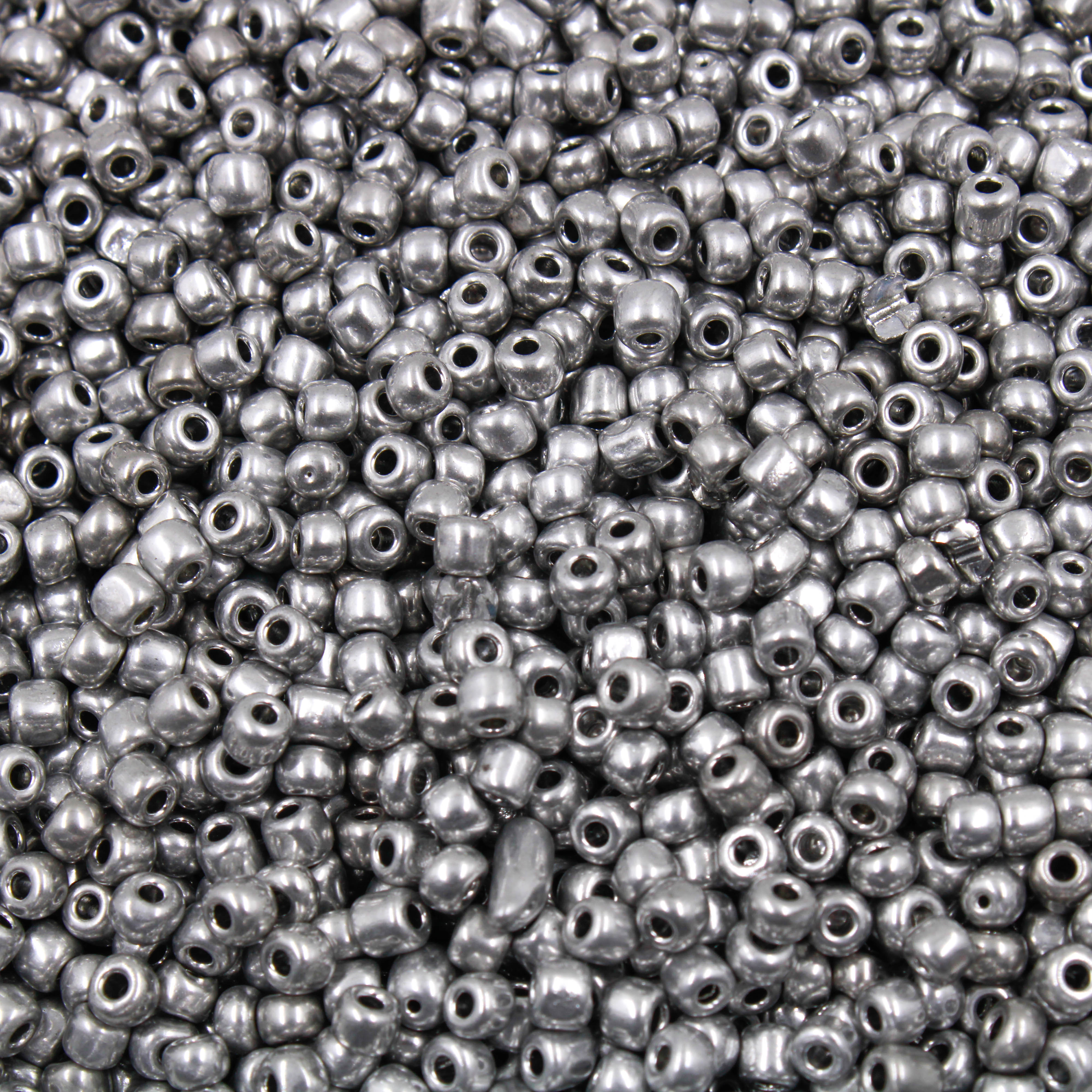 Miçangão Metalizado 3.6mm (6/0) em Vidro 450g | Ladeira Armarinhos