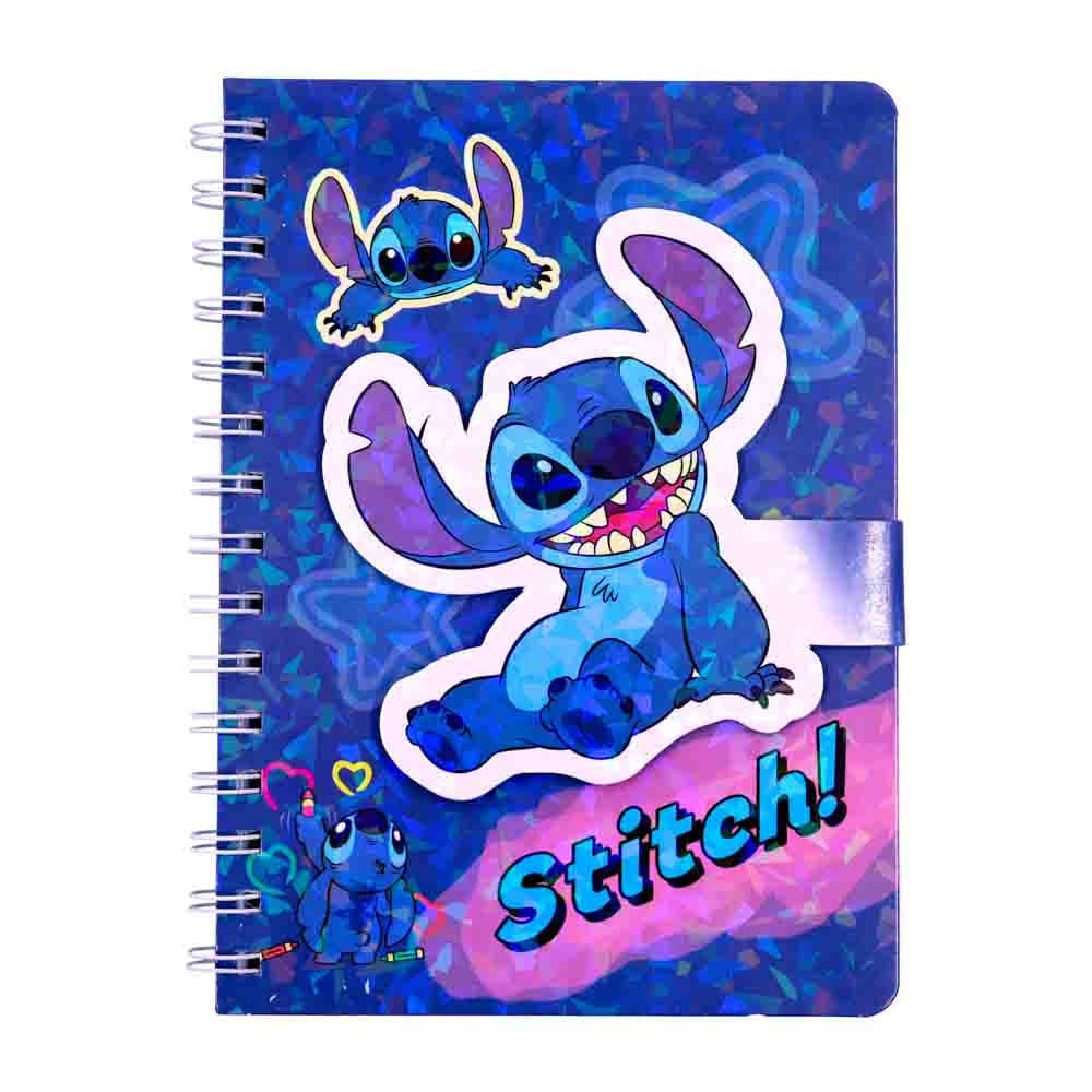 Caderno Com Fecho Velcro Stitch Deitado 20Cm Unidade
