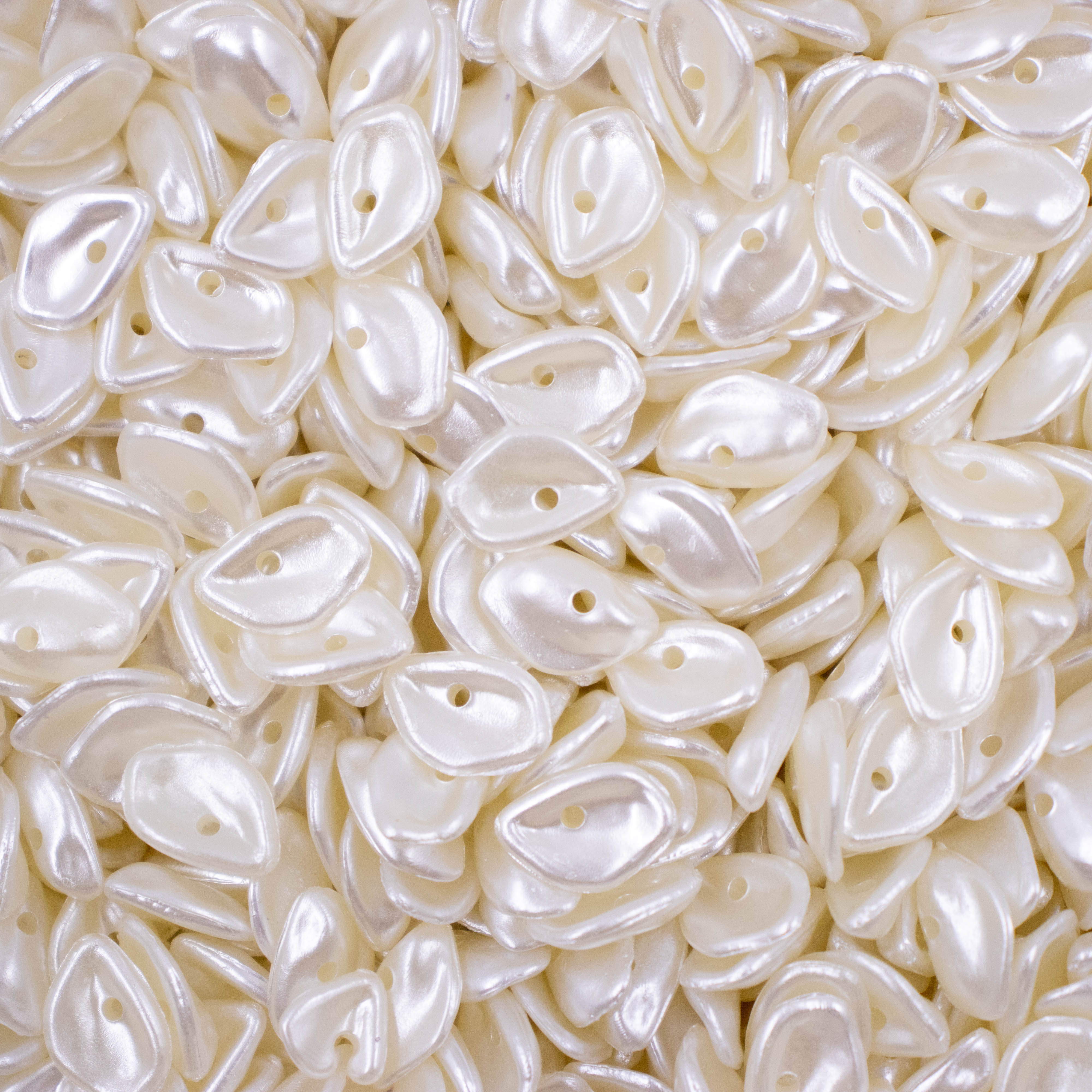 Pastilha Irregular Passante 07X10mm Em Abs Com 500G